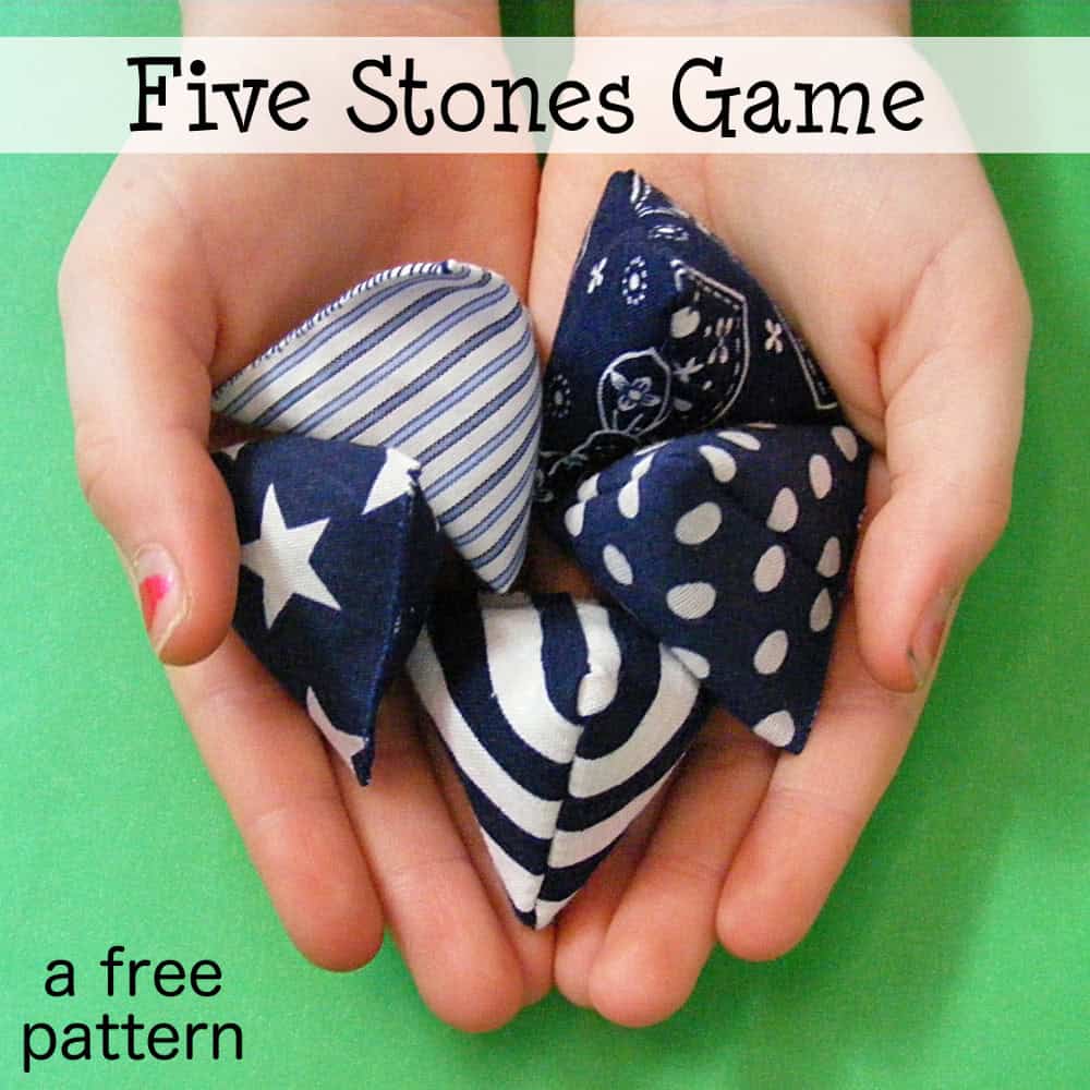 Free Pattern – Five Stones Game - Shiny Happy World