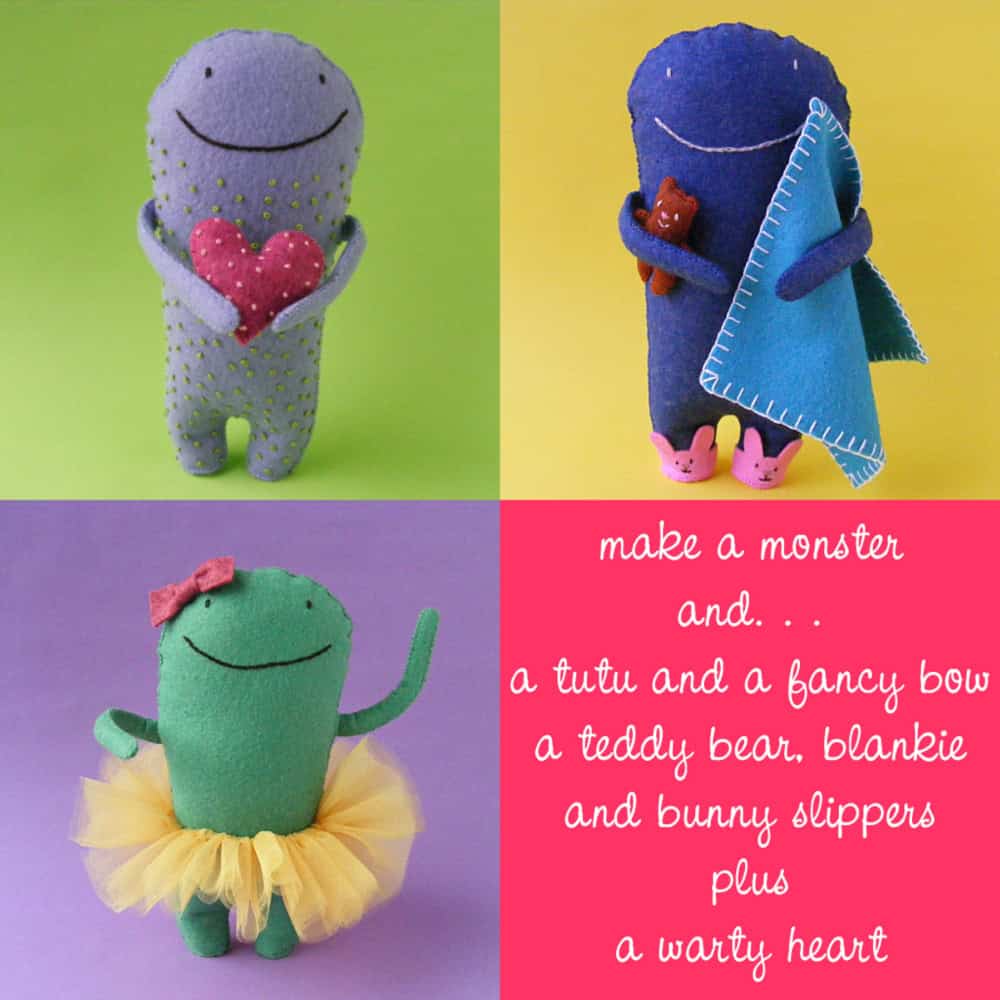 How to Attach Limbs to a Felt Softie – video - Shiny Happy World
