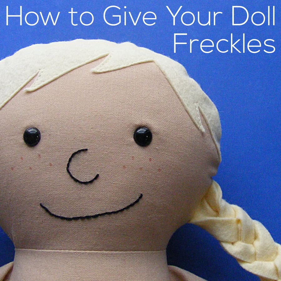 Video – How to Add Freckles to Your Rag Doll - Shiny Happy World