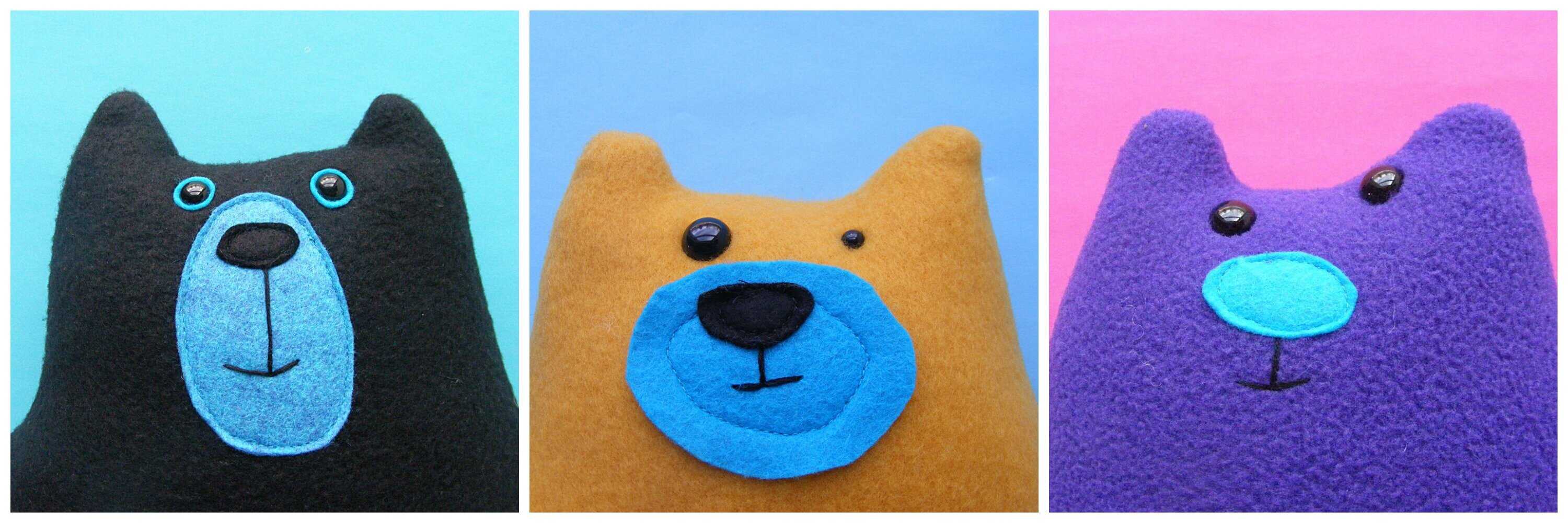 Warren the Charity Bear - a free teddy bear pattern | Shiny Happy World