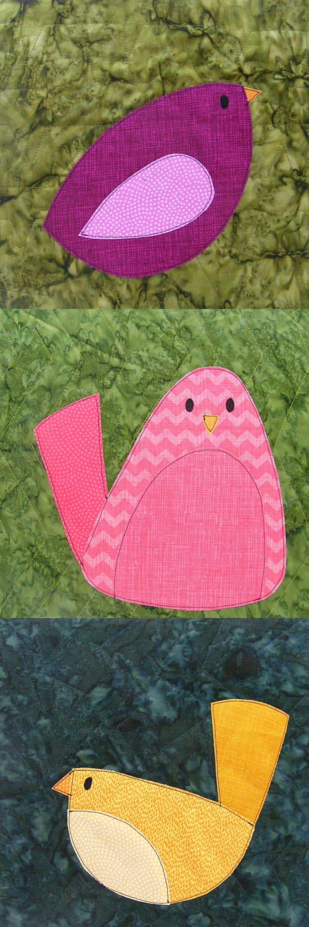 Choosing Fabrics for the Bird Quilt - Shiny Happy World