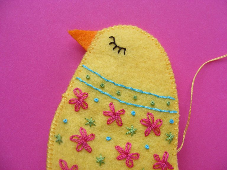 Free Felt Bird Pattern – Meet Petal - Shiny Happy World
