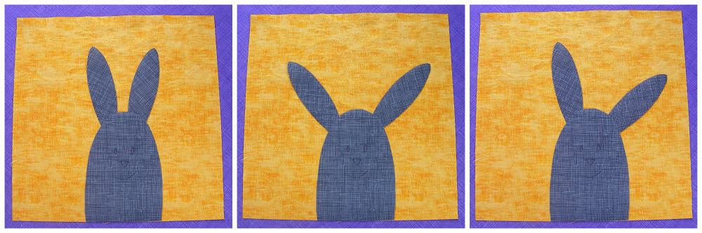 Free Bunny Applique Pattern with Fun Mix & Match Parts - Shiny Happy World
