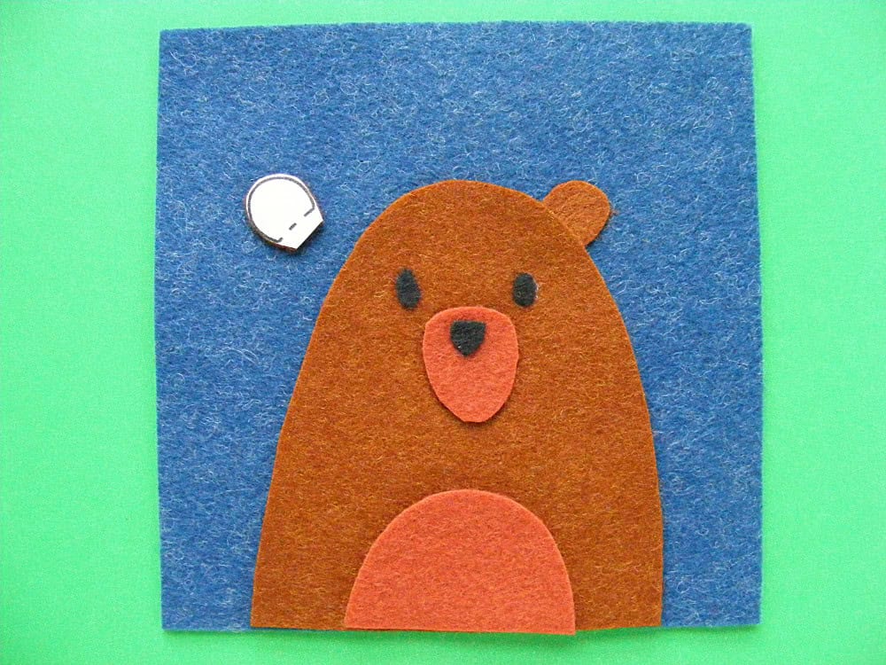 Felt Craft – Free Bear Coasters Pattern - Shiny Happy World