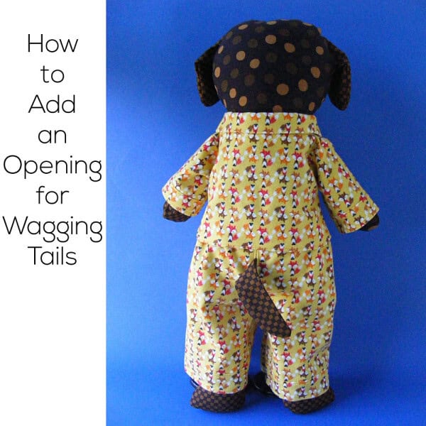 How to Add an Opening for Dolls with Wagging Tails - Shiny Happy World