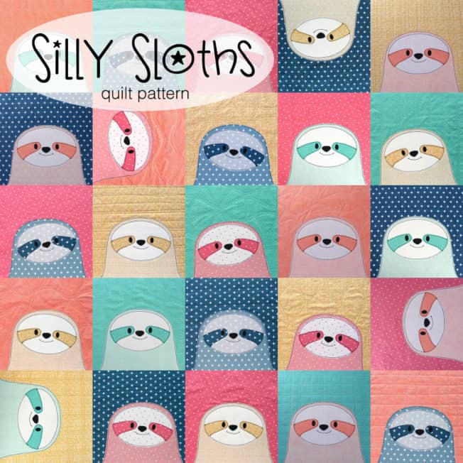Silly Sloth Fabrics - Shiny Happy World