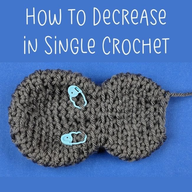 How to Single Crochet Decrease – video tutorial - Shiny Happy World
