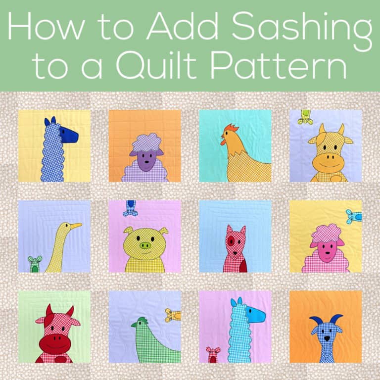 Adding Sashing to (Almost) Any Shiny Happy World Quilt Pattern - Shiny ...