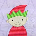 Jolly the Elf – a Free Christmas Applique Pattern - Shiny Happy World