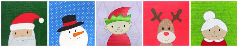 Jolly the Elf – a Free Christmas Applique Pattern - Shiny Happy World