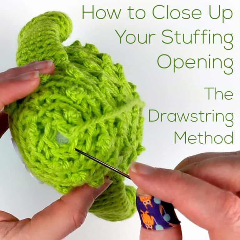 How to Close Up Your Stuffing Opening with the Drawstring Method ...