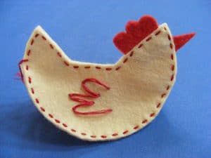 Free Felt Chicken Pattern - Shiny Happy World