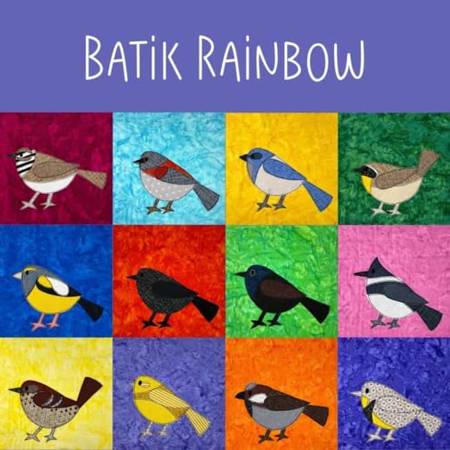 Choosing Fabric for Your Backyard Birds Quilt - Shiny Happy World