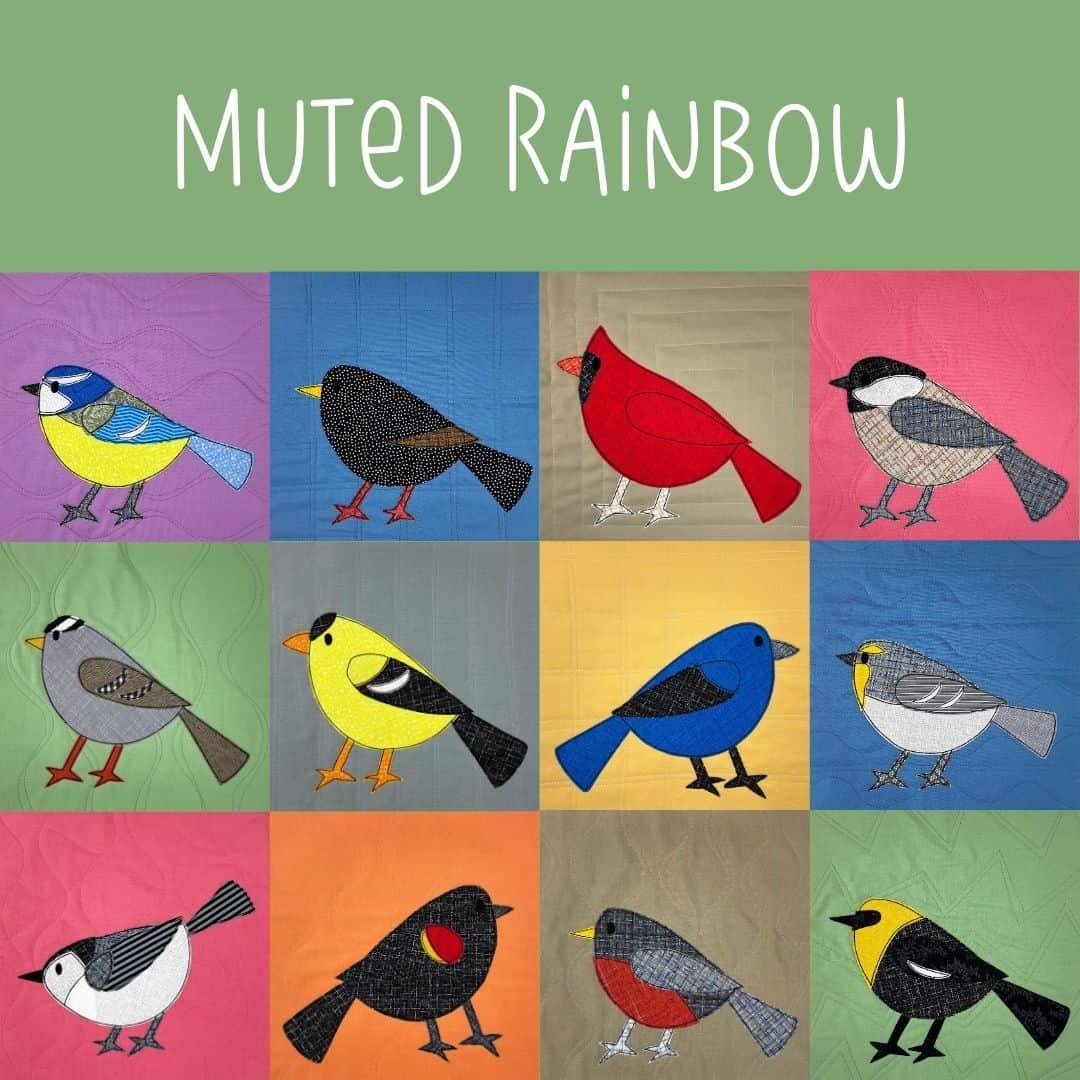 Choosing Fabric for Your Backyard Birds Quilt - Shiny Happy World