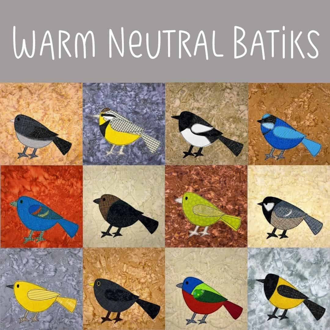 Choosing Fabric for Your Backyard Birds Quilt - Shiny Happy World