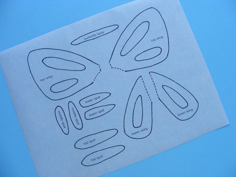 Free Butterfly Applique Pattern - Shiny Happy World