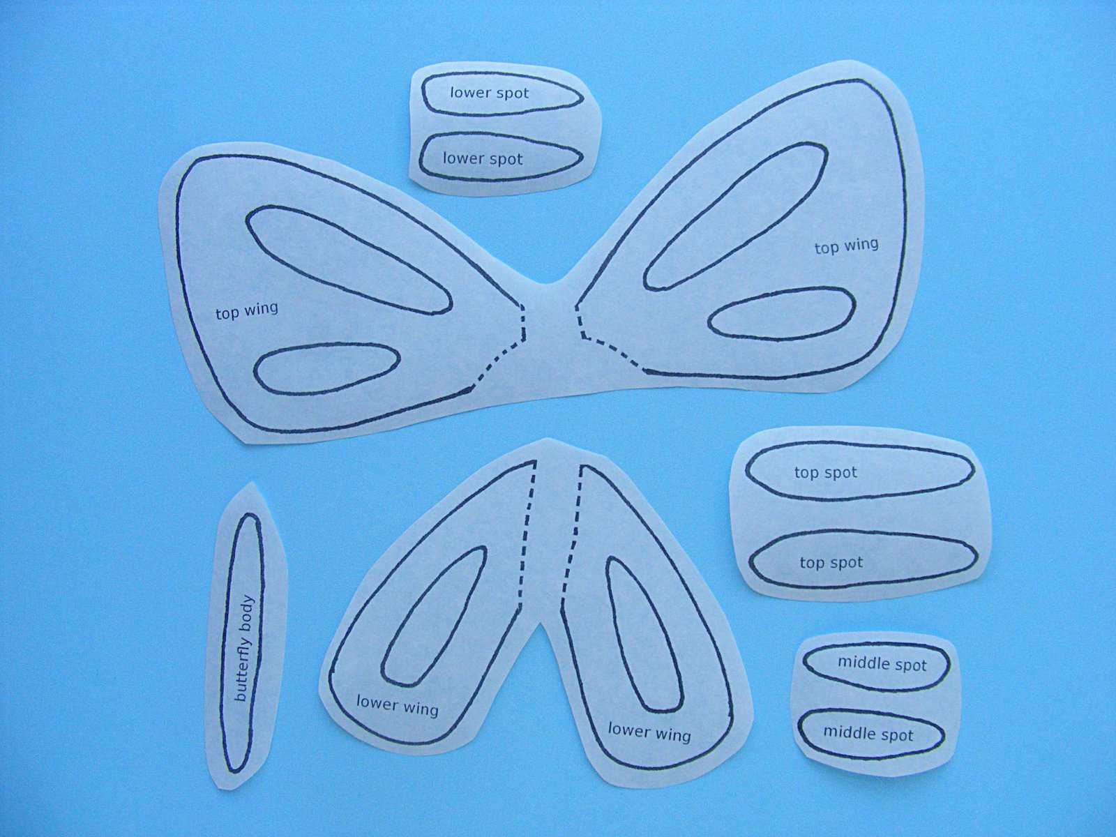 Free Butterfly Applique Pattern - Shiny Happy World