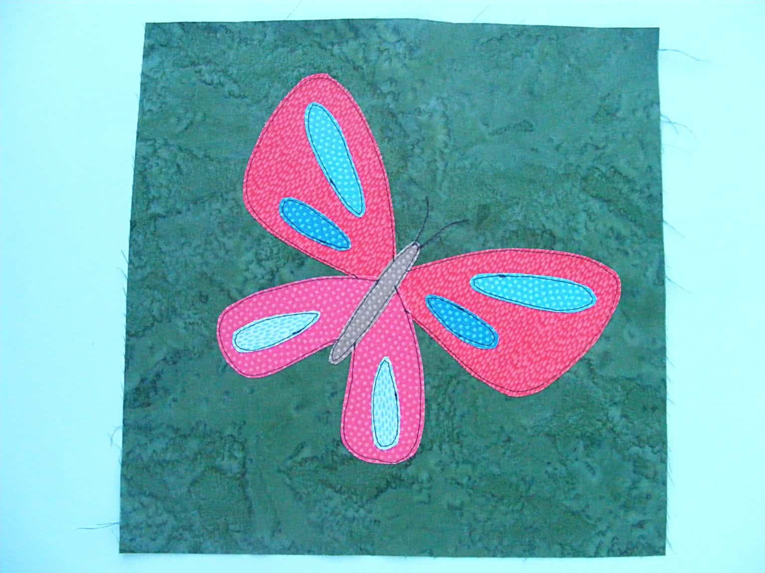 Free Butterfly Applique Pattern - Shiny Happy World