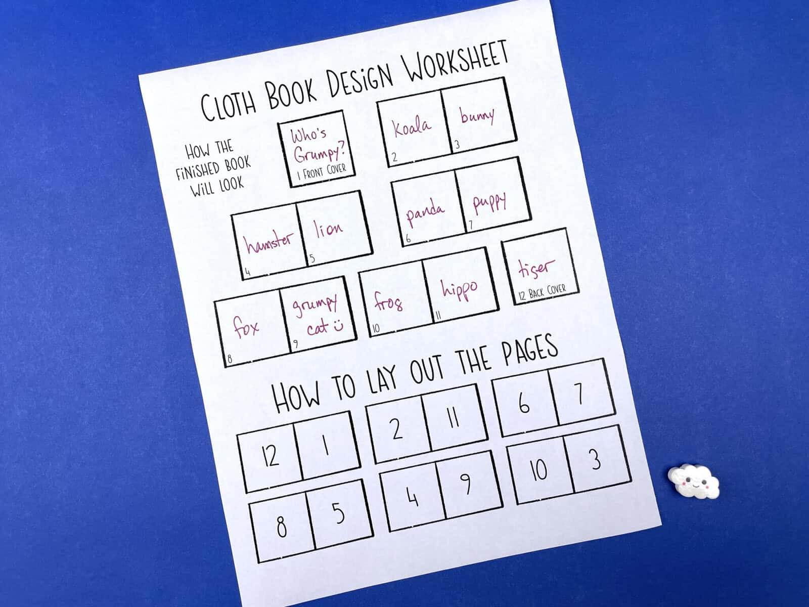 How to Make a Cloth Book - Shiny Happy World