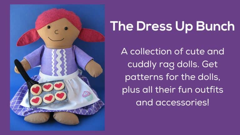 How to Make a Topsy Turvy Doll from any Rag Doll Pattern - Shiny Happy ...