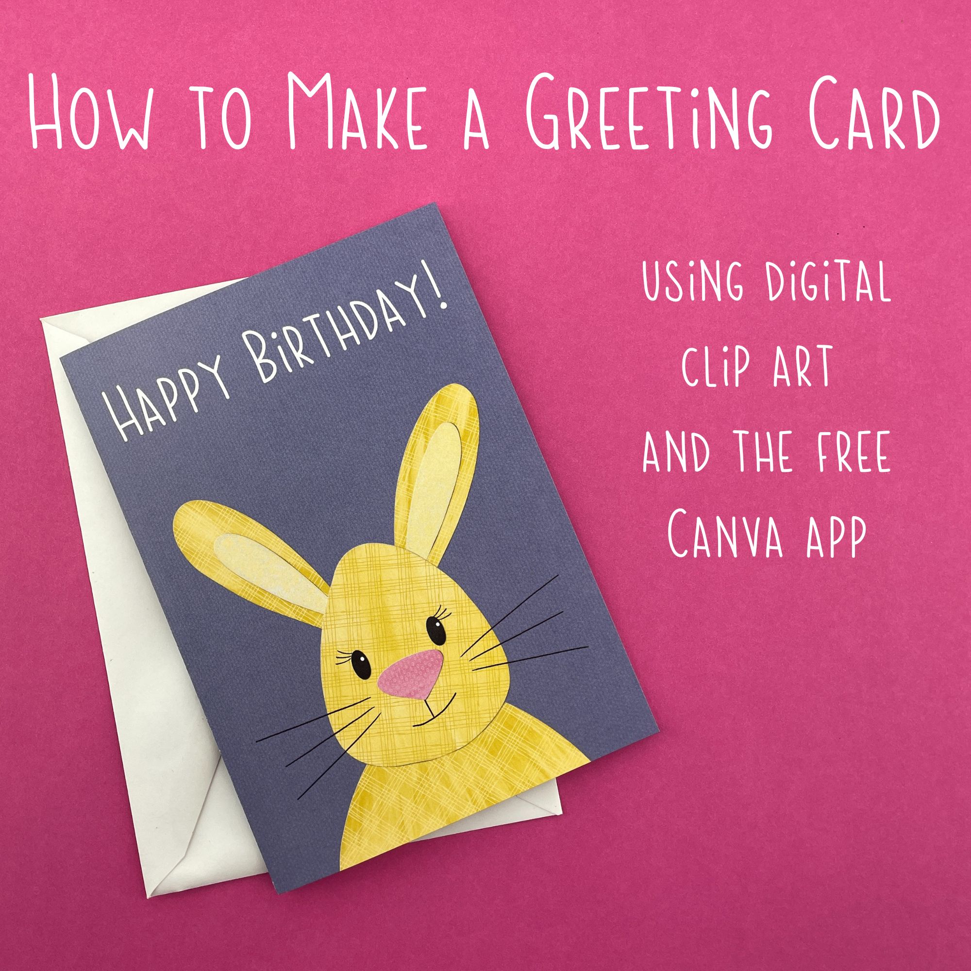 How to Make a Greeting Card in Canva Shiny Happy World