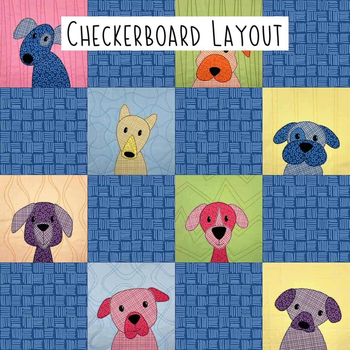 Checkerboard Grid Layout Guide - Shiny Happy World